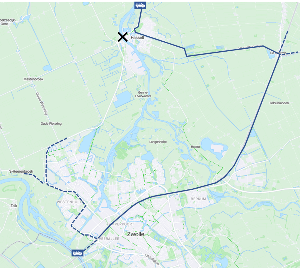 Drie weken lang ernstige verkeershinder op N331 van Zwolle naar Hasselt - RTV Focus